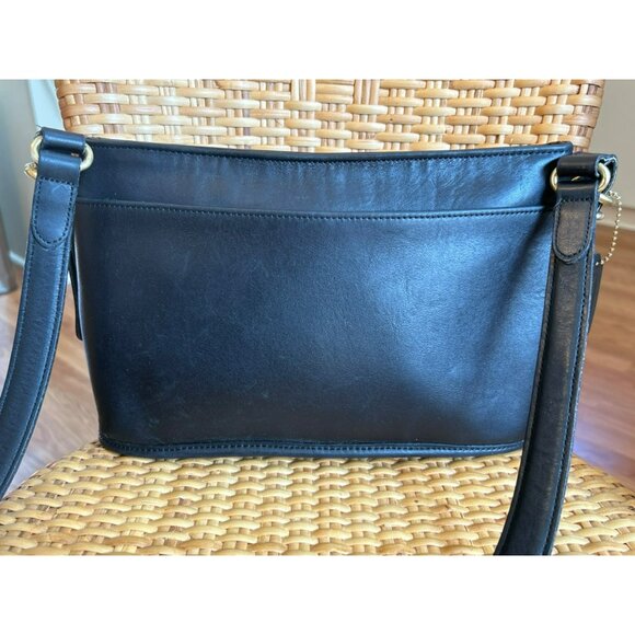 Coach | Bags | Vintage Coach 997 Black Equestrian Slim Crossbody Bag ...